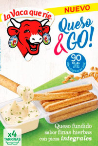 Campaña publicitaria de lanzamiento de Queso&Go-La Vaca que ríe