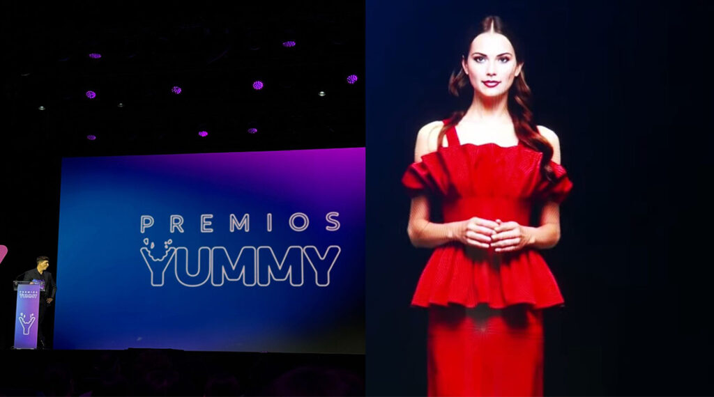 VIA llevó la IA al escenario de los Premios Yummy 2025