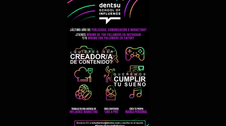 Dentsu lanza 'School of Influence' para creadores de contenido