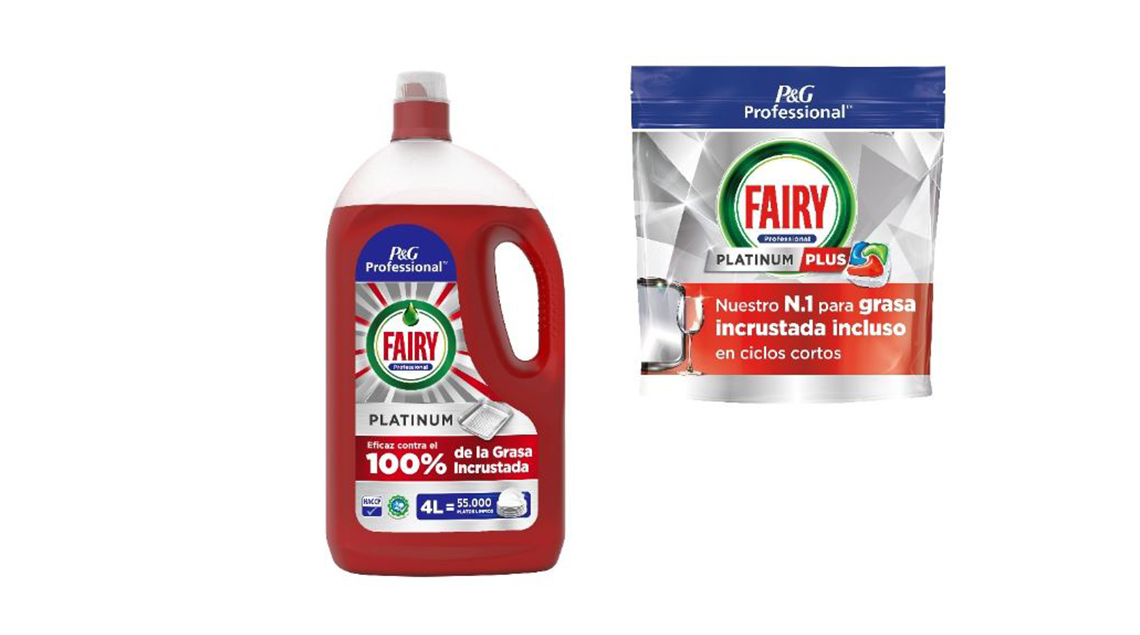P&G lanza la gama Fairy Professional Platinum para el sector profesional