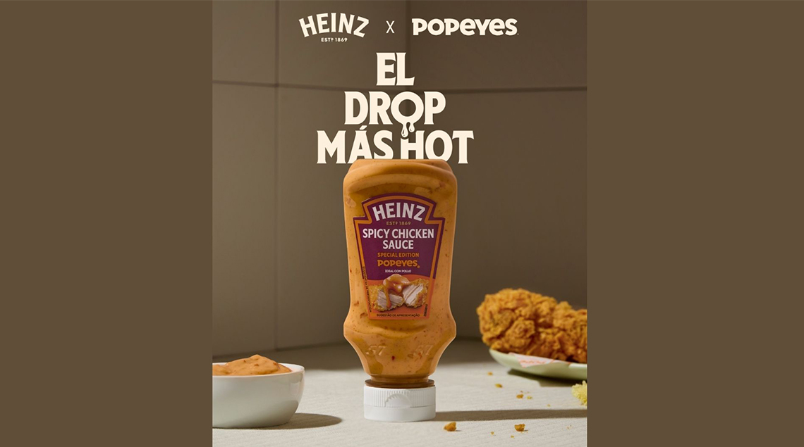 Heinz y Popeyes convierten su salsa Spicy Chicken en deseo