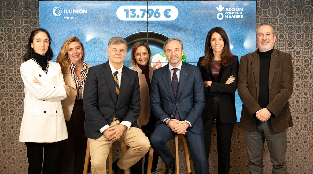 Ilunion Hotels recauda 13.796 euros contra la desnutrición