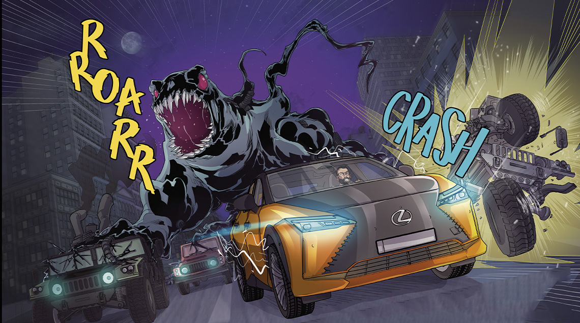 Lexus España lanza un cómic para presentar su nuevo modelo eléctrico