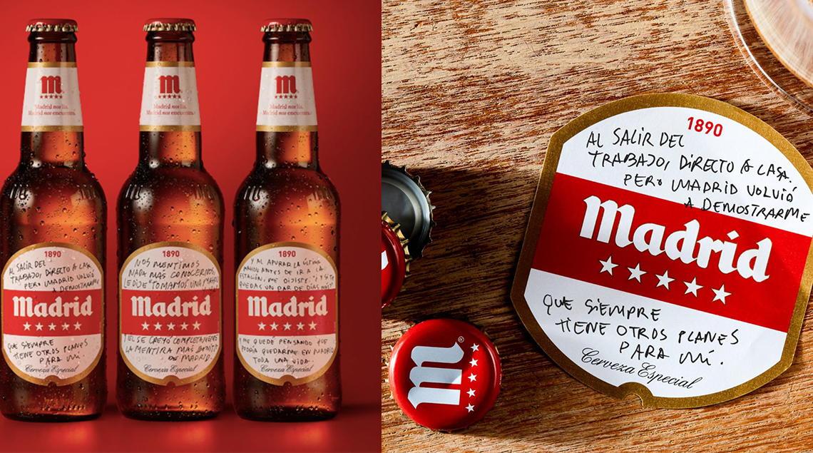 'Madrid nos lía, Madrid nos encuentra', un homenaje de Mahou a la capital