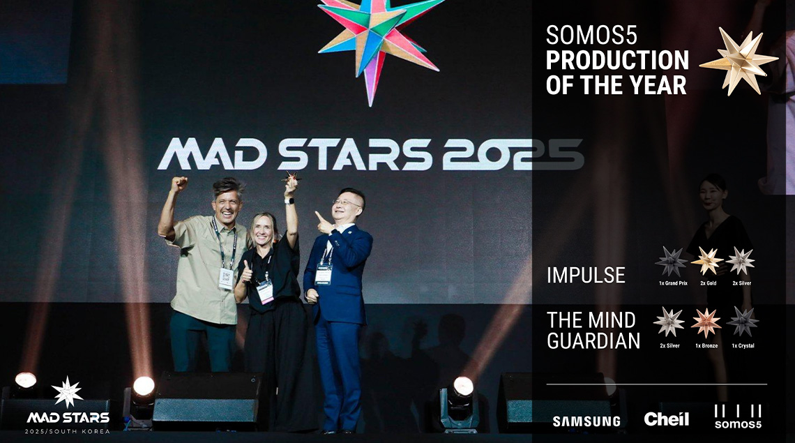 SOMOS5, elegida Productora del Año en Mad Stars 2025