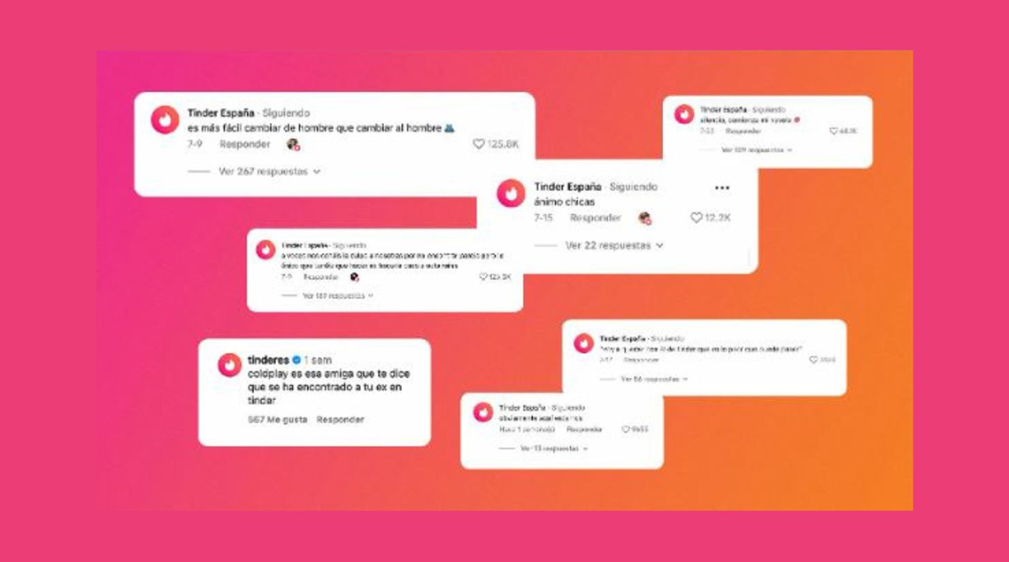 Tinder ficha a Meme como su agencia de redes sociales española