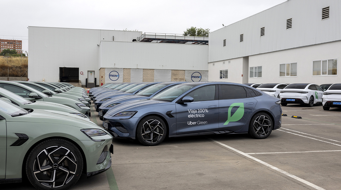La flota de Uber Madrid contará con 200 vehículos eléctricos de BYD