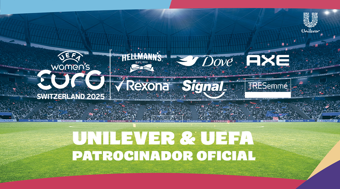 Unilever, patrocinador multimarca de la UEFA Women´s Euro 2025