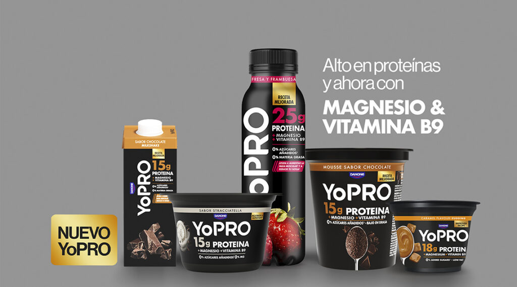 'Alimenta cada paso', la nueva campaña de YoPRO