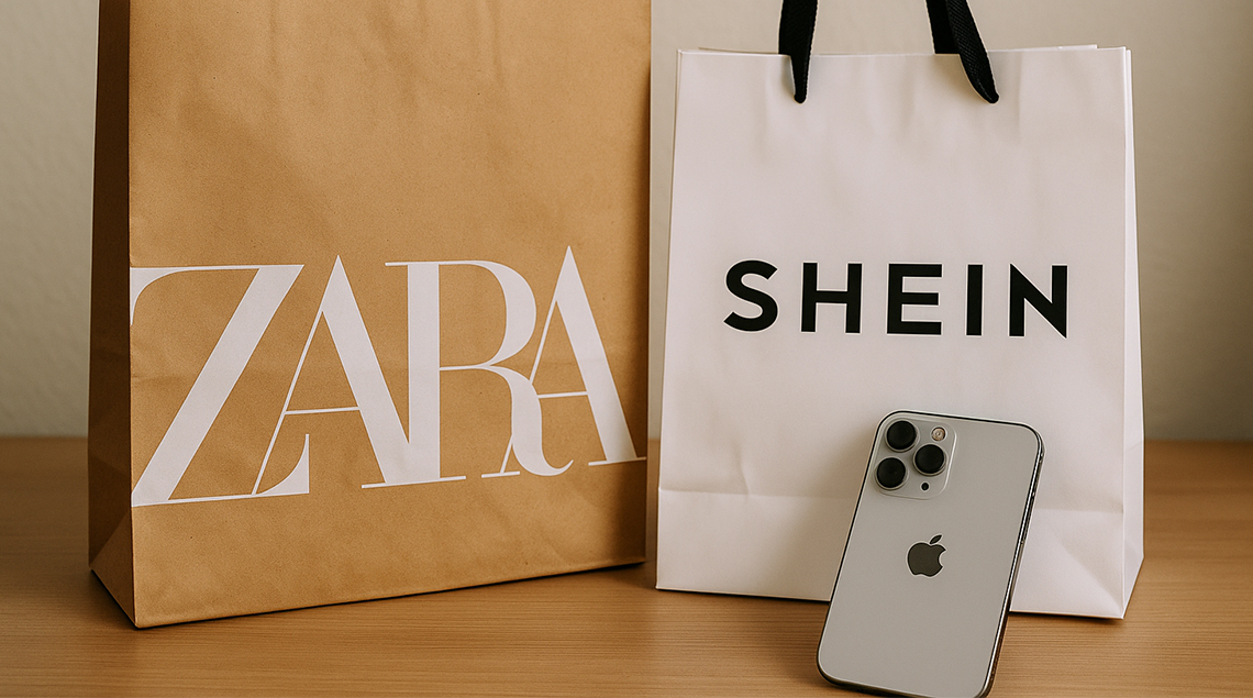 Zara, Shein y Apple, entre las marcas con mejor percepción en rrss