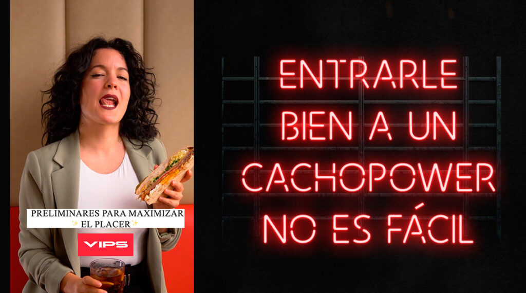 Noemí Casquet, protagonista de la última campaña de VIPS en RRSS