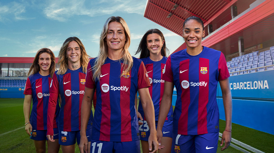 Las jugadoras del FC Barcelona femenino, protagonistas de la campaña de Rilastil