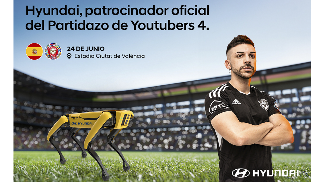 Hyundai, uno de los patrocinadores oficiales del Partidazo de Youtubers 4