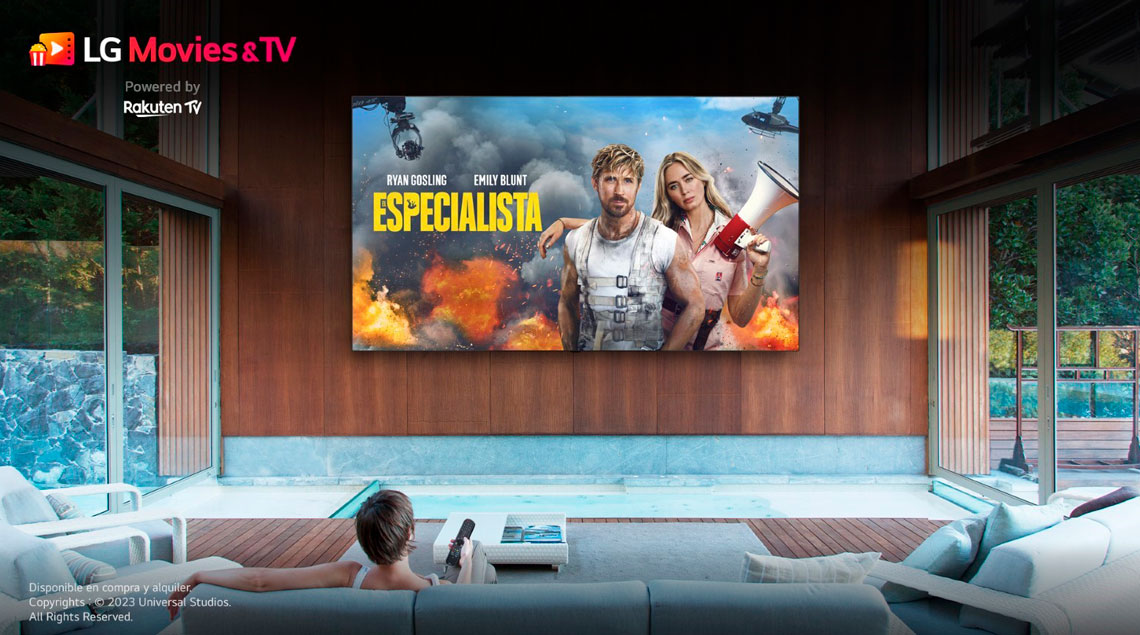 LG y Rakuten TV lanzan LG Movies & TV, nuevo servicio VOD