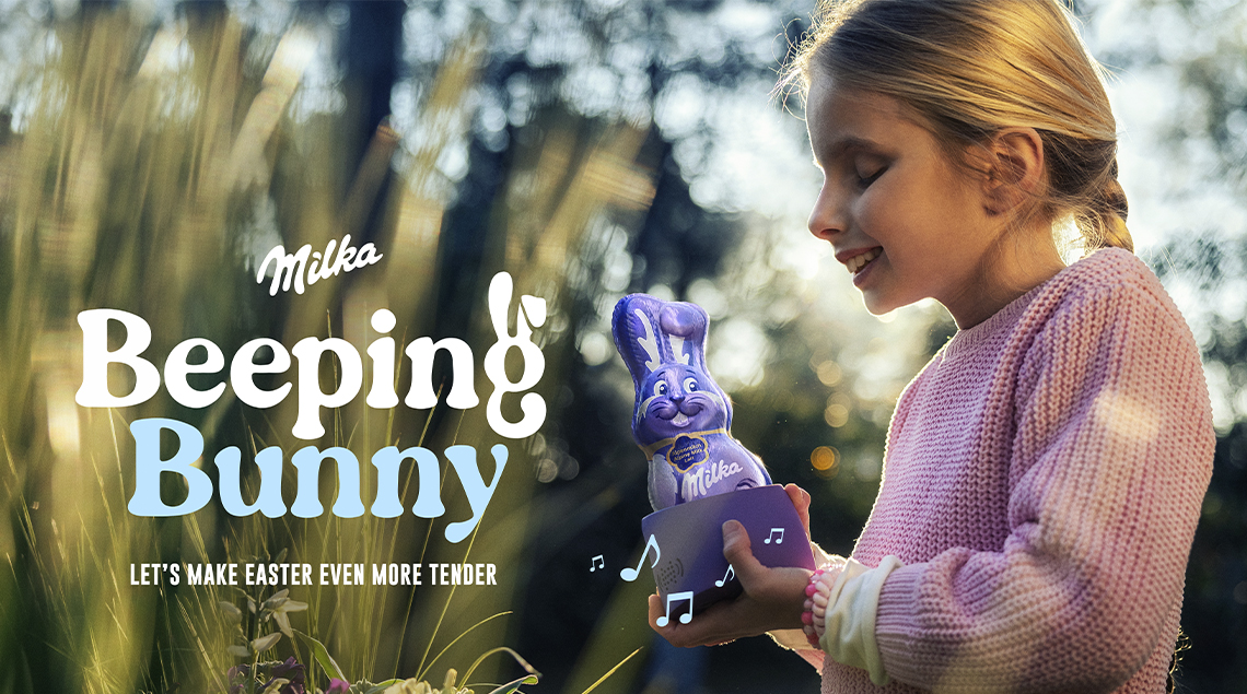 Milka crea un dispositivo para que los niños ciegos puedan jugar en Pascua