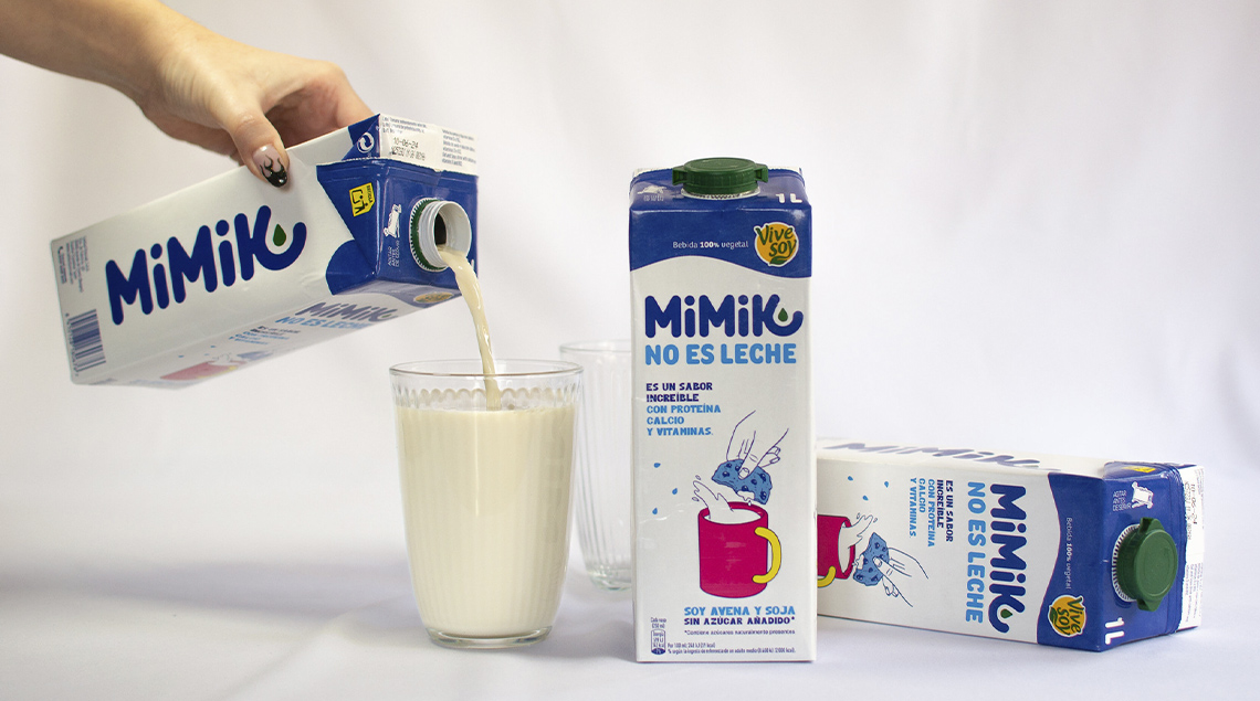Pascual lanza una nueva marca de bebida vegetal, MiMik