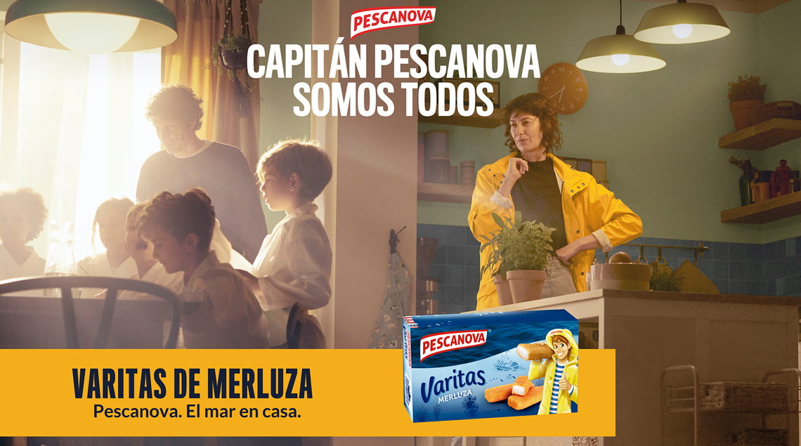 Pescanova recupera la figura del Capitán Pescanova en su última campaña