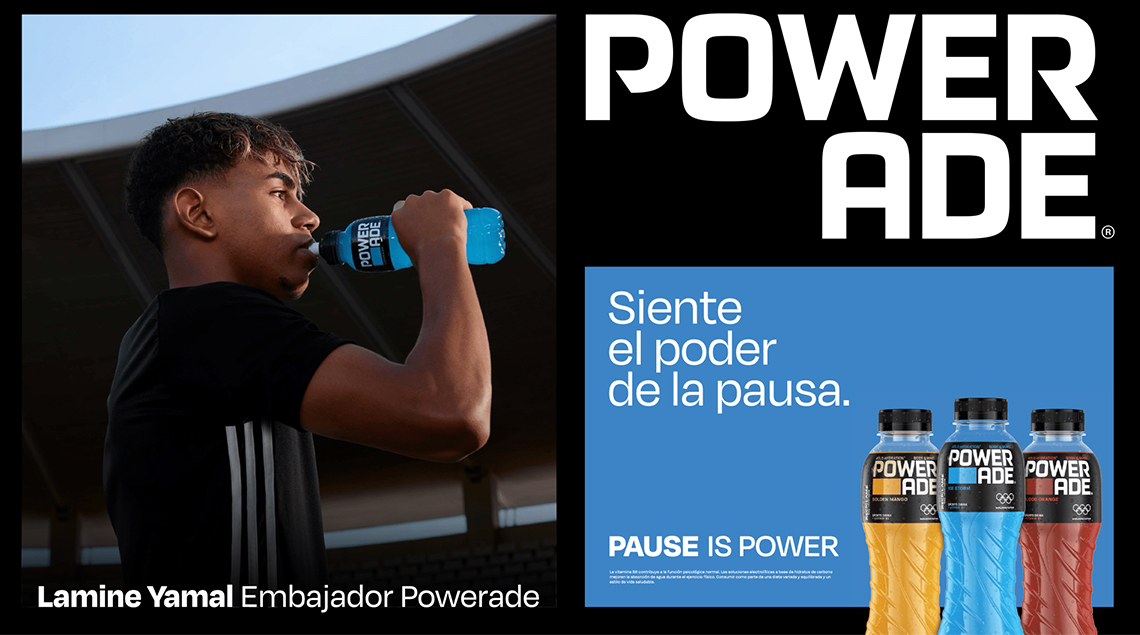 Nueva campaña de Powerade con Lamine Yamal y Rodrygo