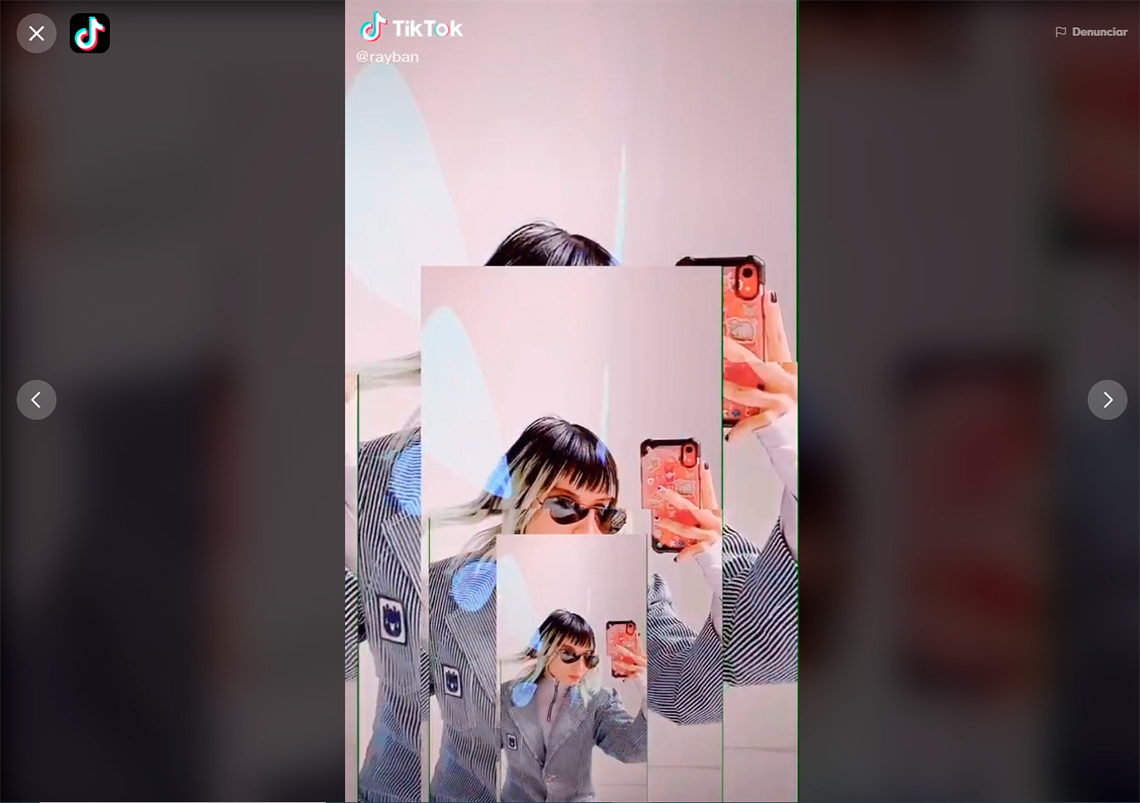 Ray-Ban inaugura en Europa la oferta de gamificación de TikTok