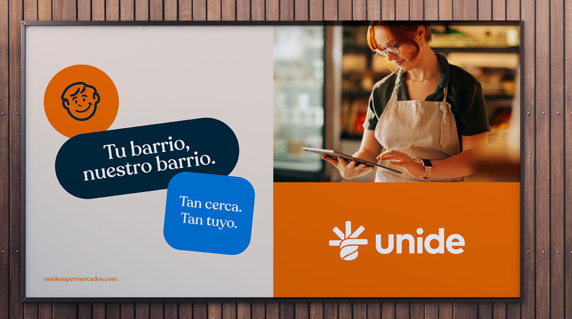 La cooperativa de distribución alimentaria Unide actualiza su imagen de ...
