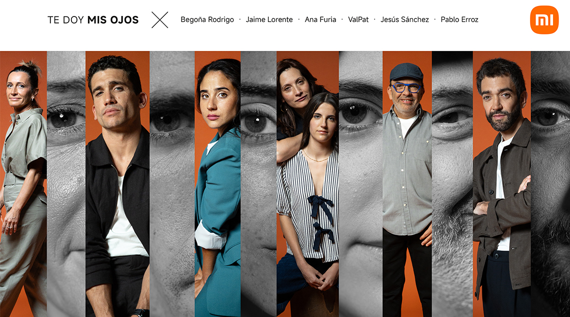 Xiaomi España conecta arte y tecnología en su nueva campaña ‘Te doy mis ojos’
